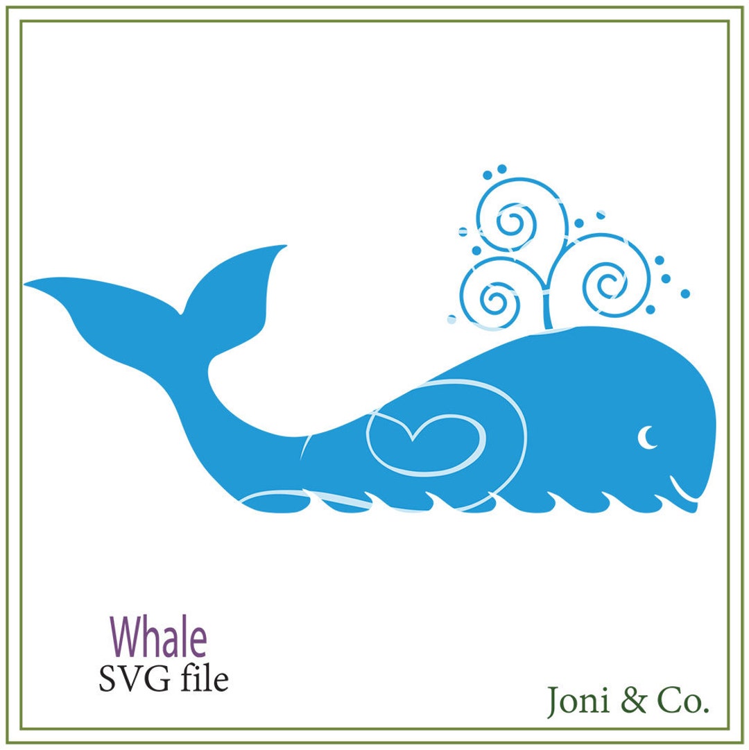 Whale Instant Download, Happy Whale Svg, Glass Block Design, Iron on ...