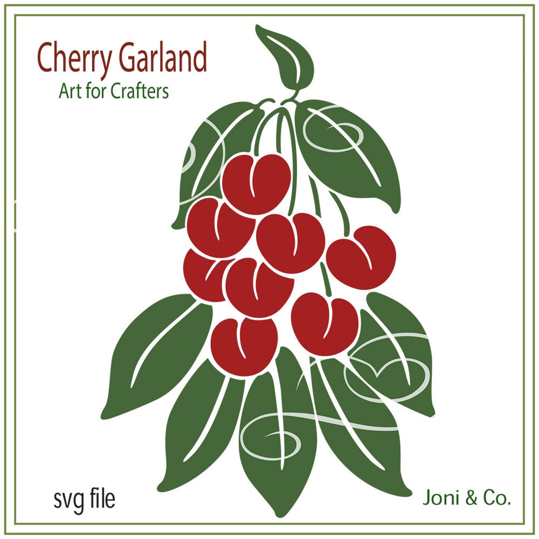 Cherry SVG Cutting File, Glass Block Design, SVG File, Vinyl Cutting ...