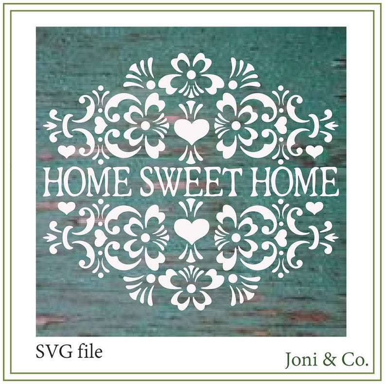 Scandinavian SVG File, Rosemaling, Swedish Folk Art Svg, Vinyl Cutting ...