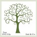 Tree Svg, Whimsical Tree Svg, Wedding Svg, Nature Svg, Family Tree Svg ...