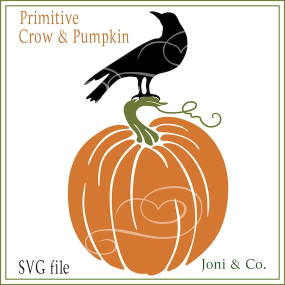 Primitive Crow Clipart