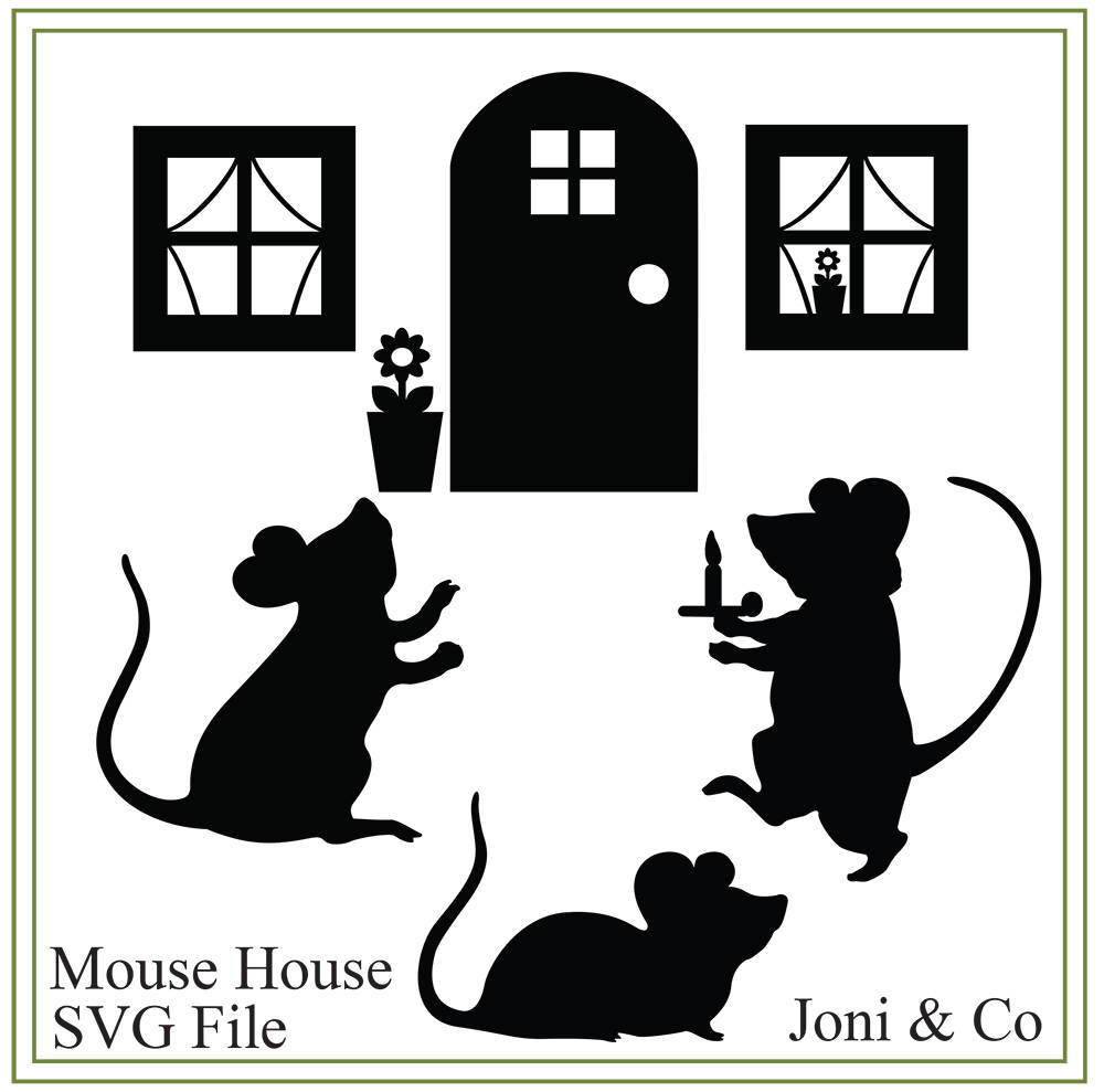Mouse House Stairway Svg Make Your Own Stairway Decals Mice - Etsy