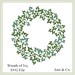 Ivy Wreath Svg File, Wreath Svg, Ivy Svg File Download, Glass Block ...