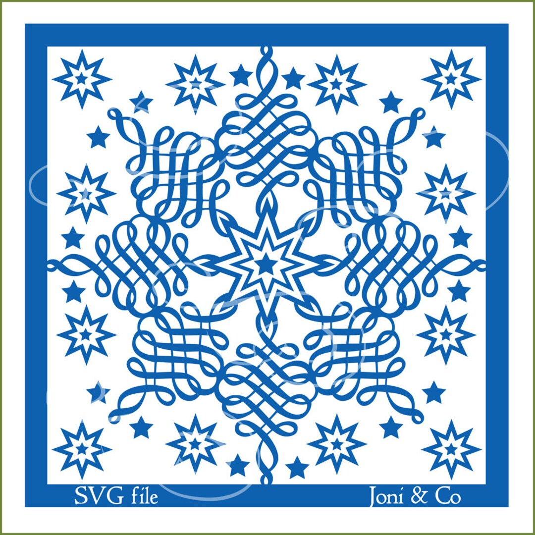 Christmas Glass Block SVG File, Snowflake Svg,, Glass Block SVG Cut ...