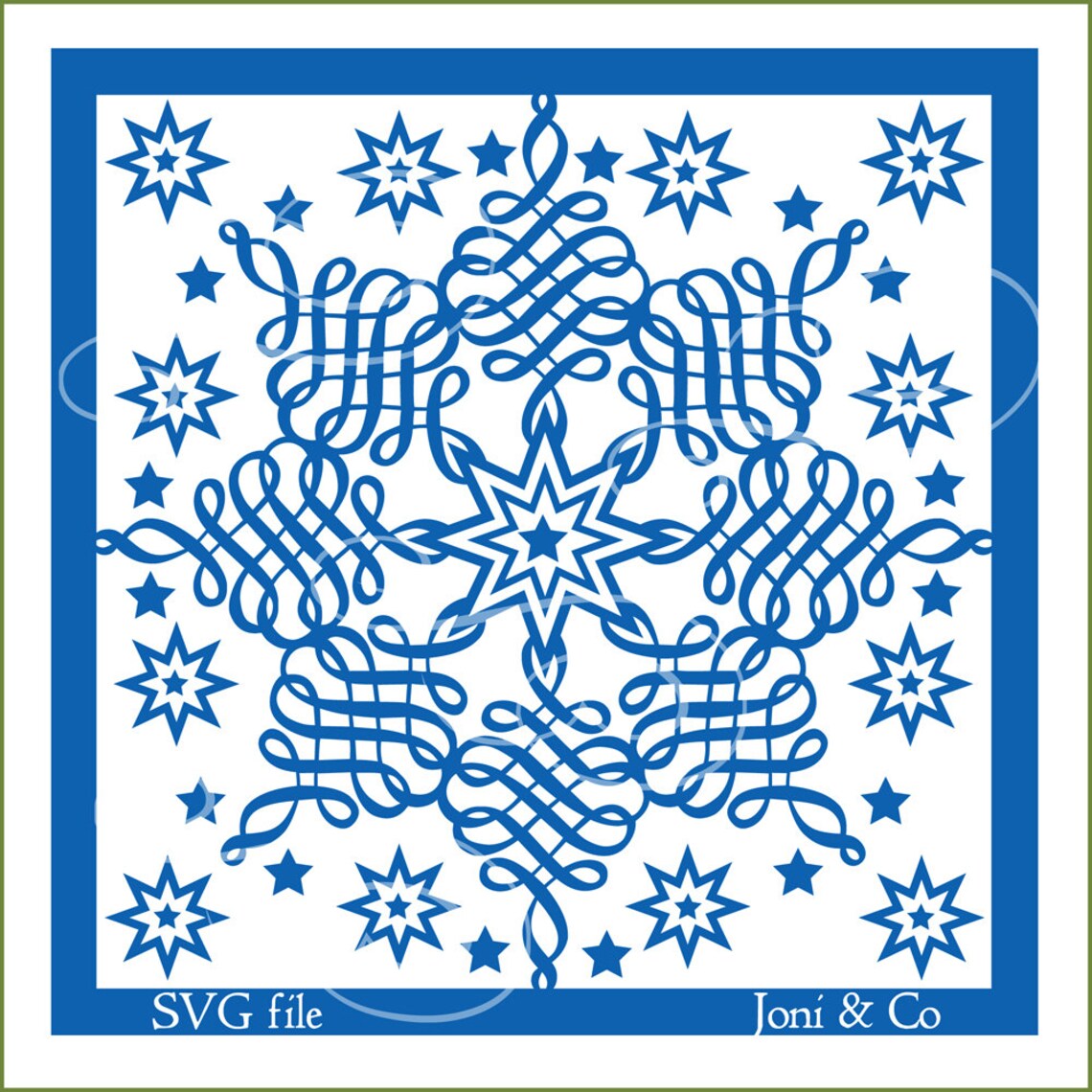 Christmas Glass Block SVG File Snowflake Svg Glass Block | Etsy