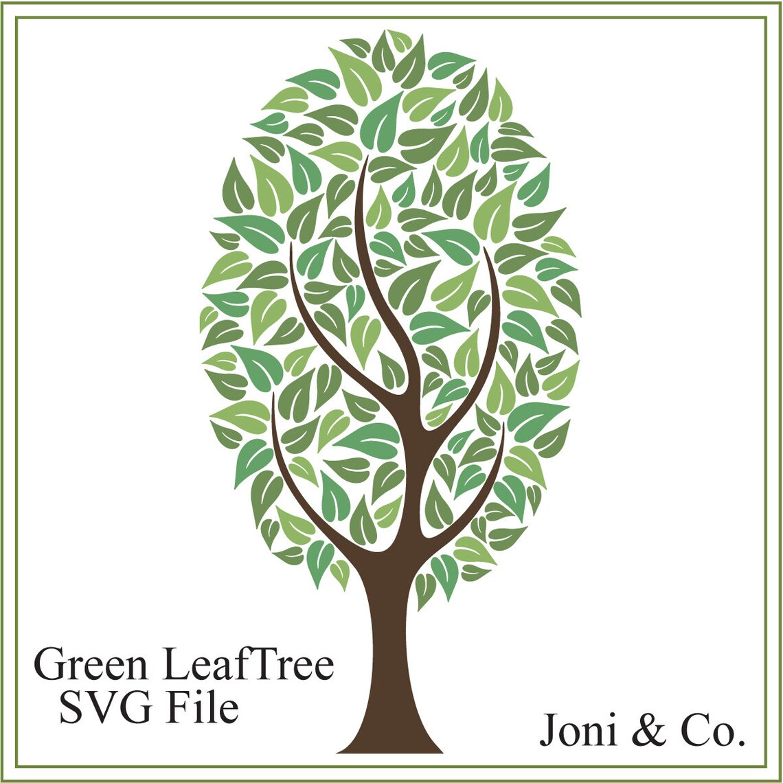 Tree Svg Green Tree Svg Wedding Svg Nature Svg Family Tree - Etsy