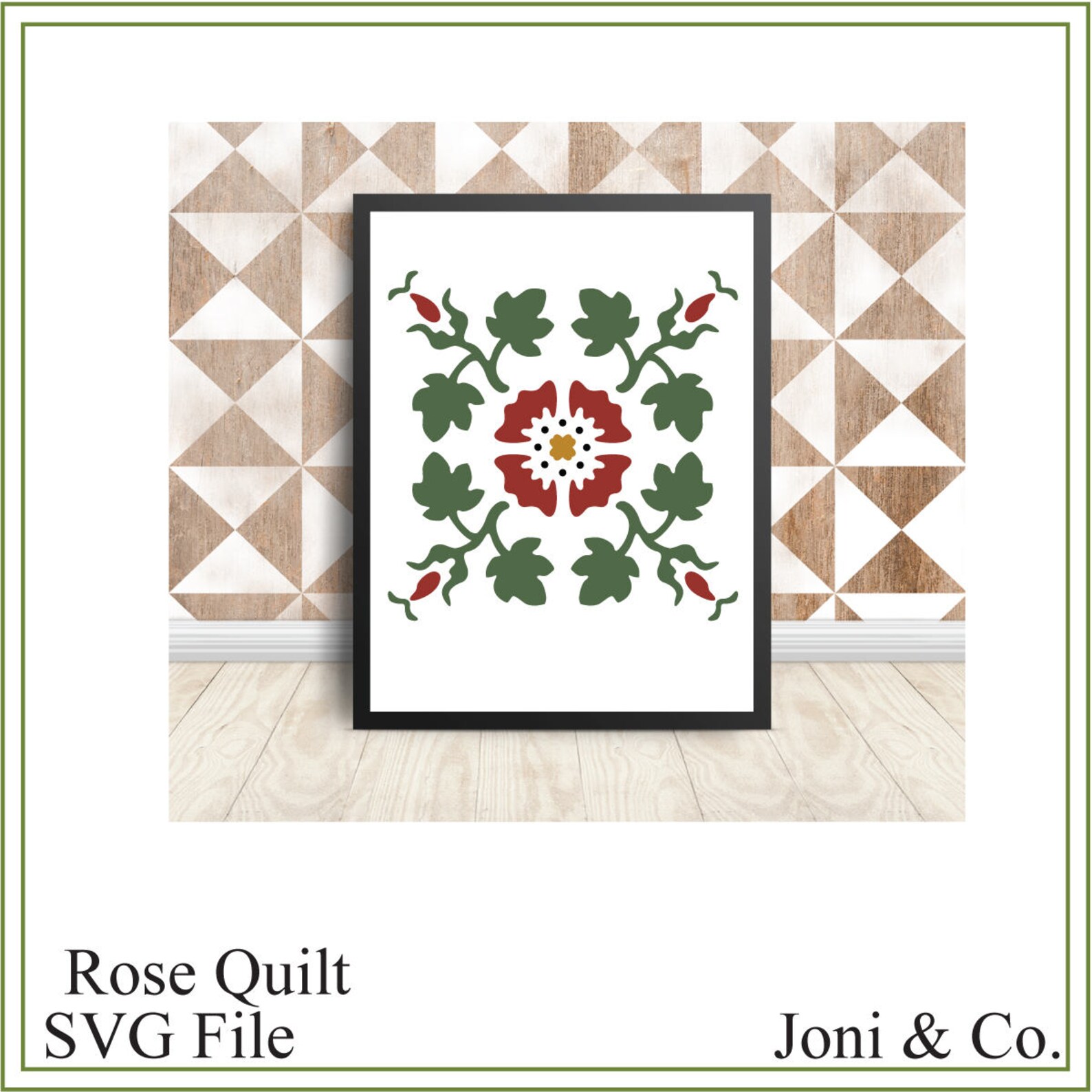 Quilt SVG Rose Quilt Pattern Svg Quilting Svg Iron on | Etsy