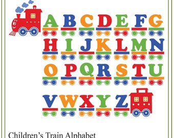 Train Track Font SVG. PNG. Cricut Cut Files, Layered. Silhouette ...