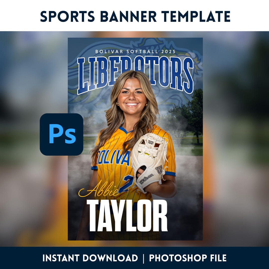 Customizable Senior Night Sports Banner Template (PSD) - Etsy
