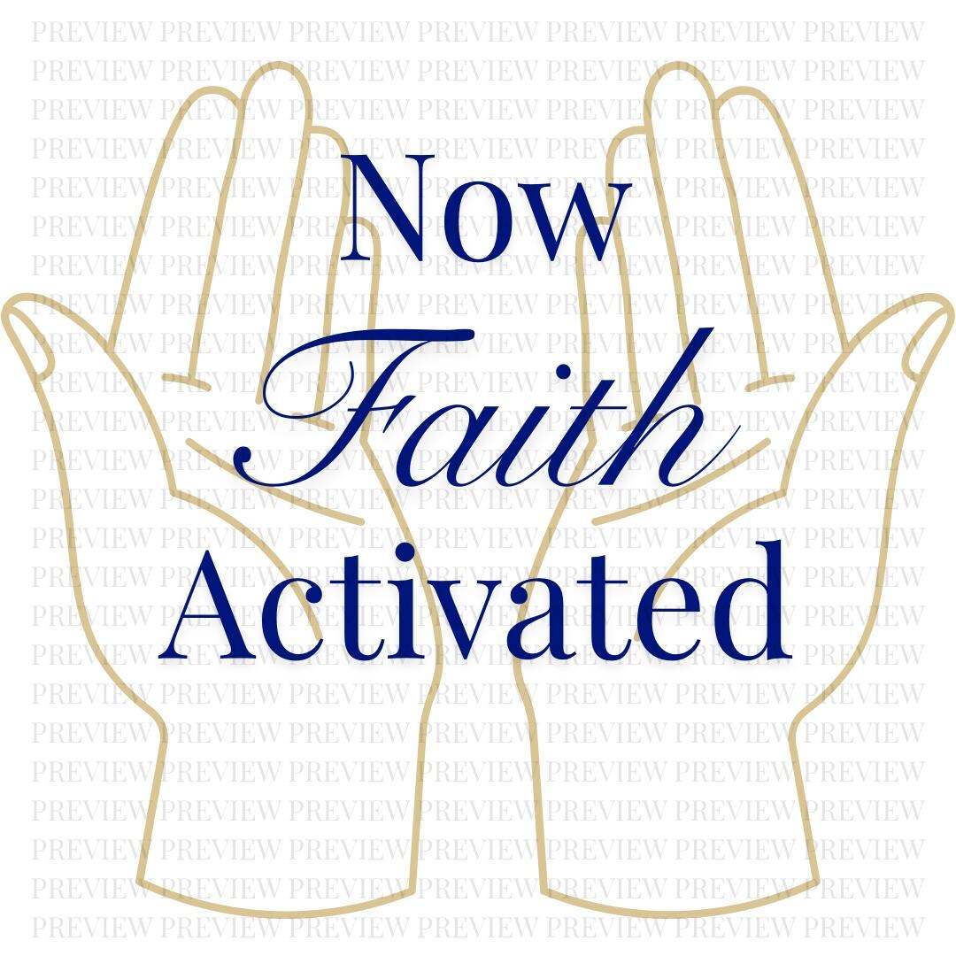 Now Faith Activated PNG | Open Praying Hands Sublimation Design ...