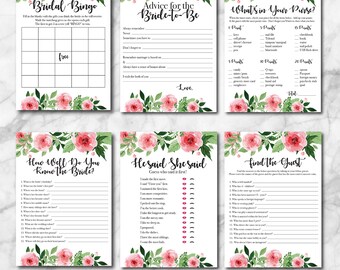 Bridal Shower Games in Spanish Despedida De Soltera Juegos - Etsy