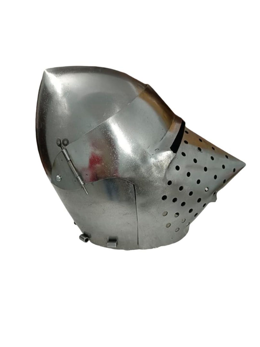 Medieval Pig Face Helmet 18 Gauge Steel Bascinet Wearable Armor Knock ...