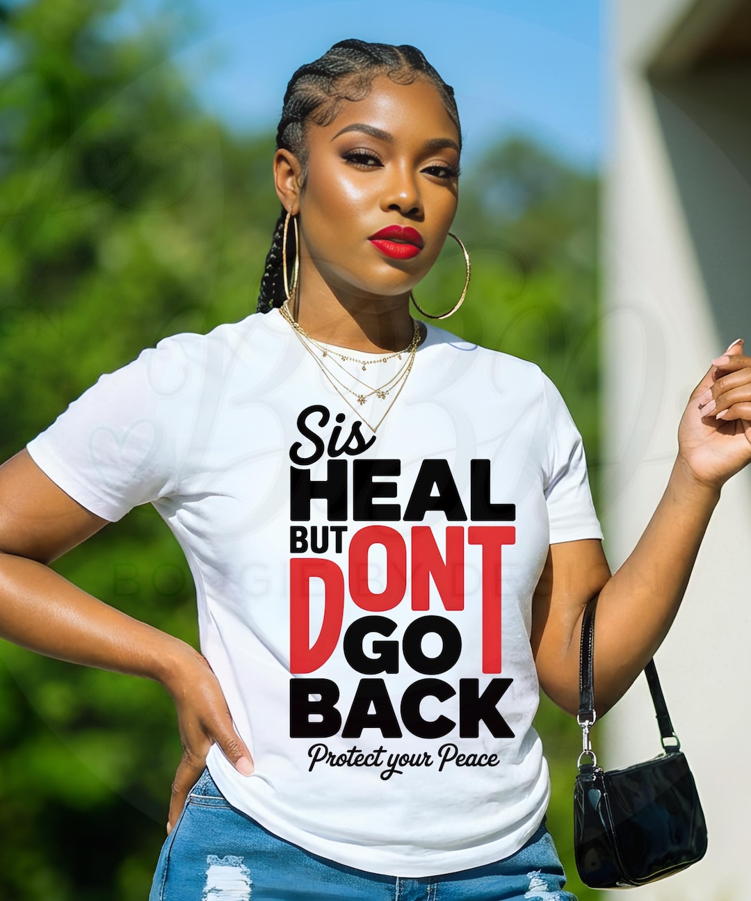 Sis Heal but Don't Go Back PNG, Protect Peace Shirt Design (DTF ...