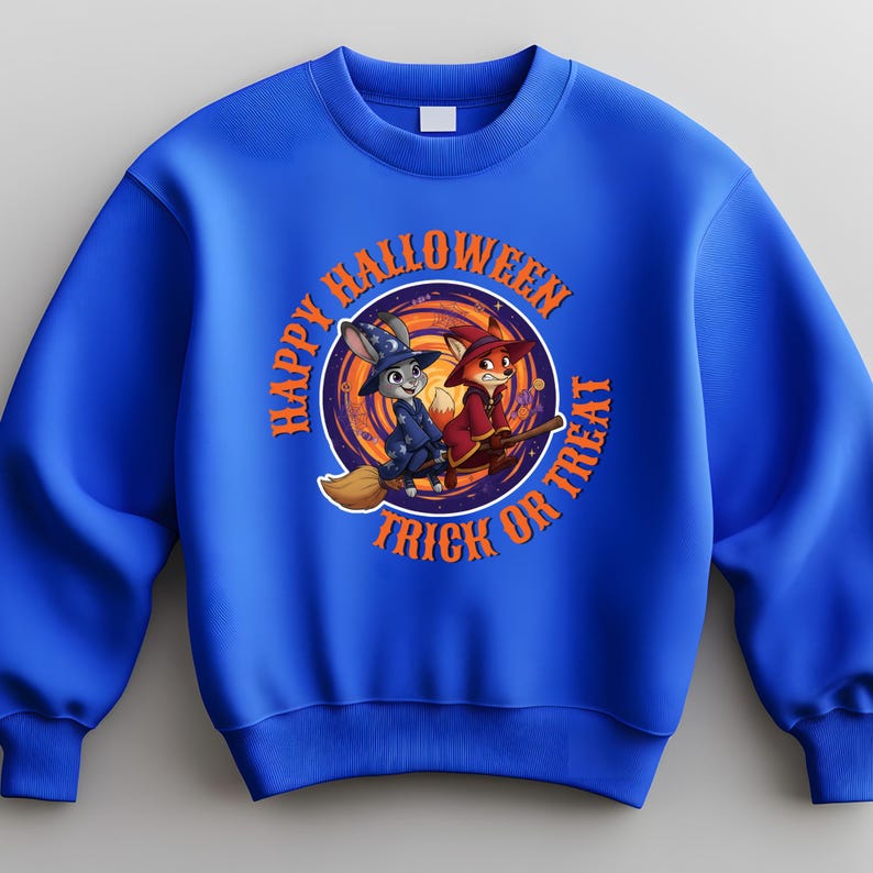 Zootopia Cute Fox Nick Wilde and Bunny Judy Hopps Halloween PNG Bundle ...