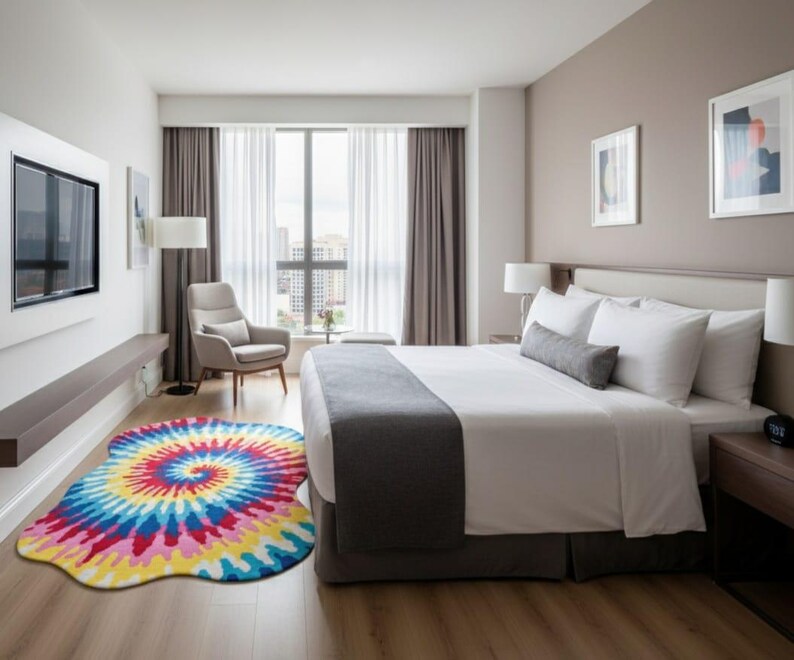 Buy Handmade NZ Soft Wool Irregular Rugs for Home Decor | Colorful ...