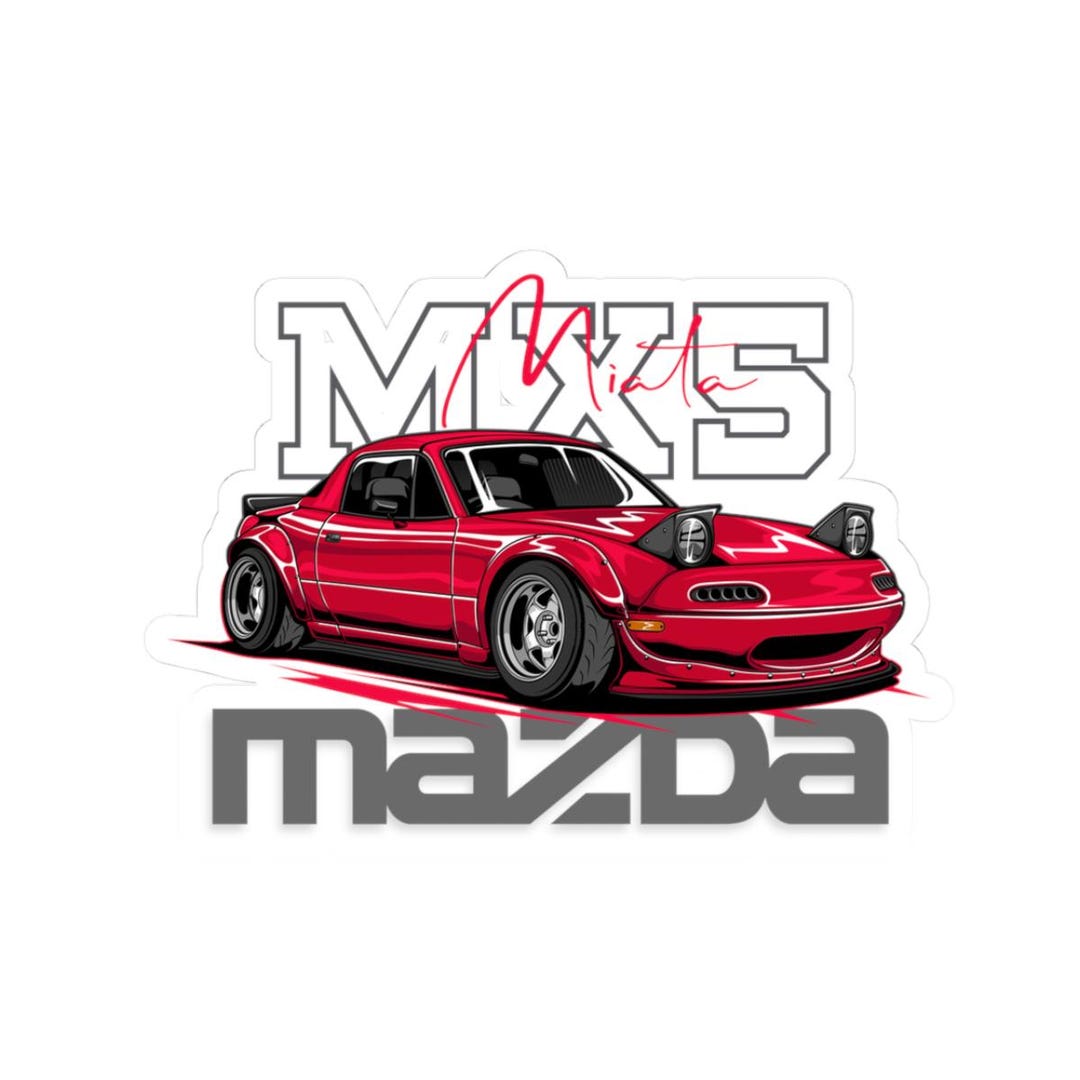 Miata MX5 Kiss-cut Stickers, Car Decals, Laptop Stickers, Sports ...