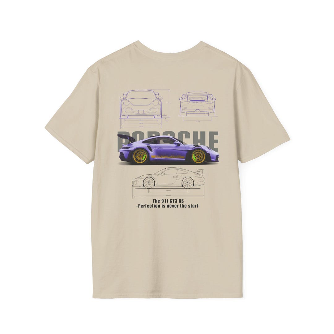 Porsche 911 GT3 RS T-shirt • GT3 RS Sports Car Tee • Porsche Enthusiast ...