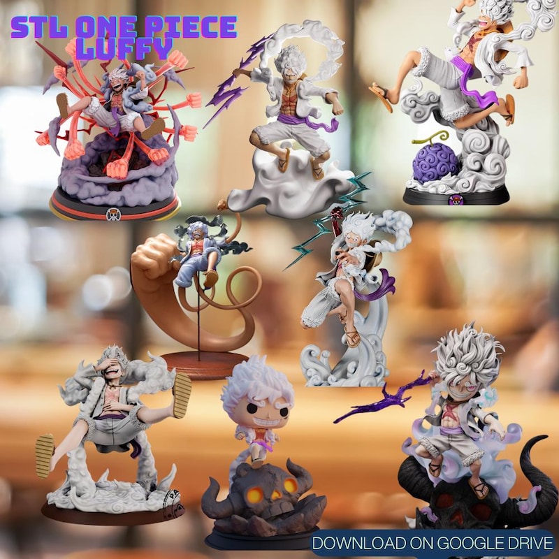 Luffy 3d File Prints - Etsy UK