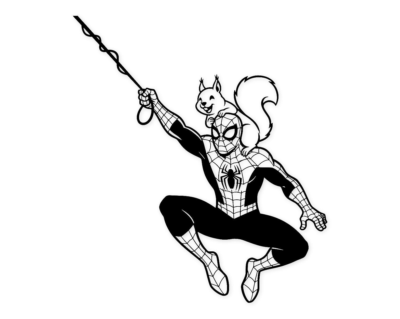 Spidey Swinging Adventure Svg Png: Cut Ready Digital Design for Cricut ...