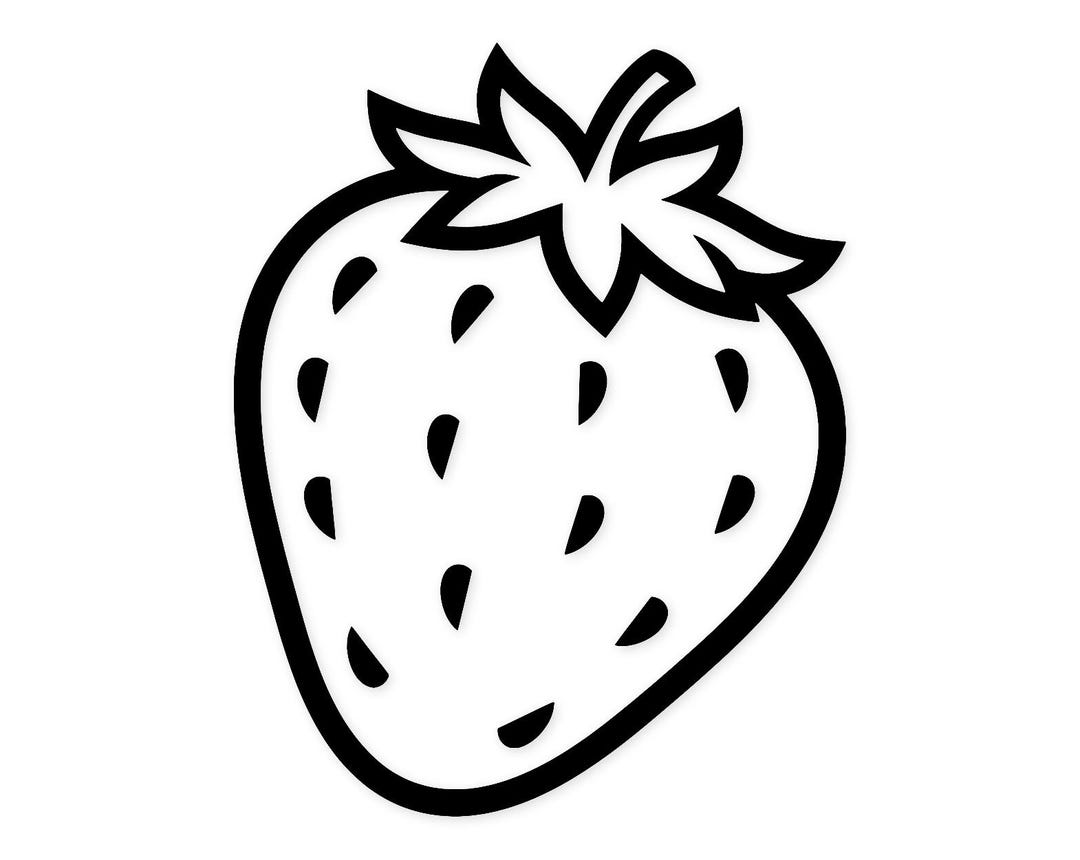 Single Strawberry Svg Png: Cut Ready Digital Design for Cricut ...