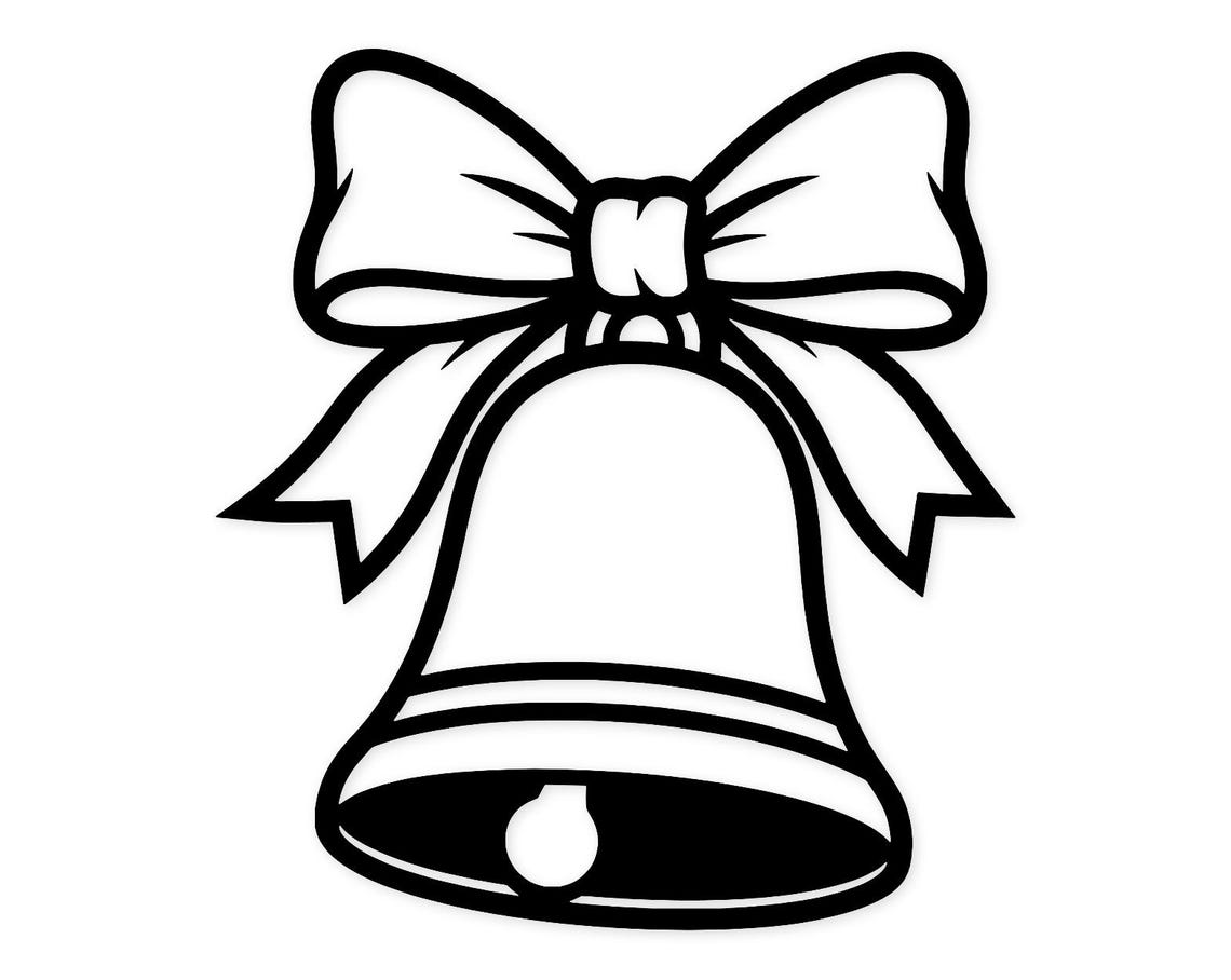 Christmas Bell Svg Png: Cut Ready Digital Design for Cricut Silhouette ...