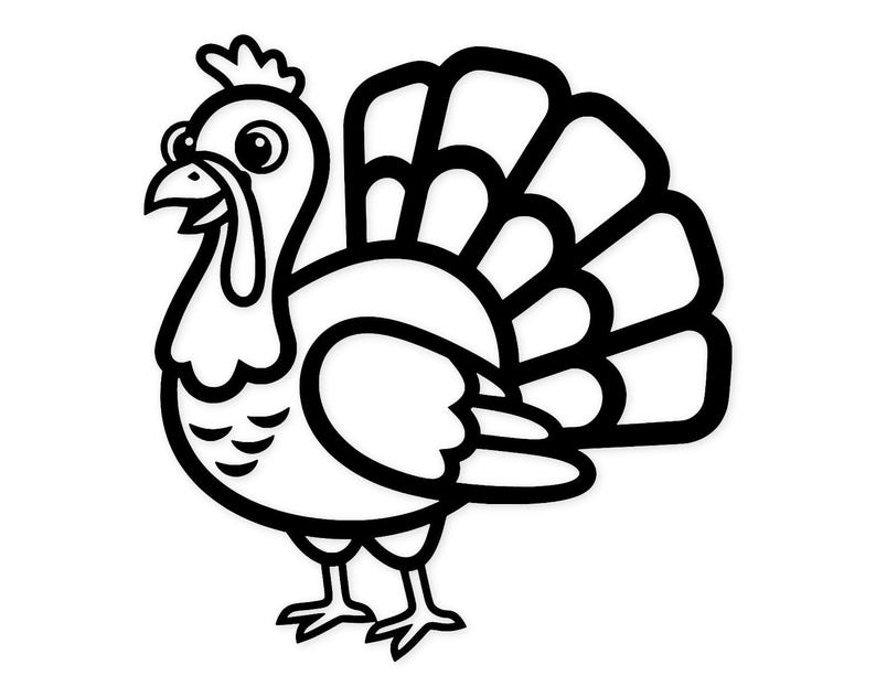 Thanksgiving Turkey Svg Png: Cut Ready Digital Design for Cricut ...