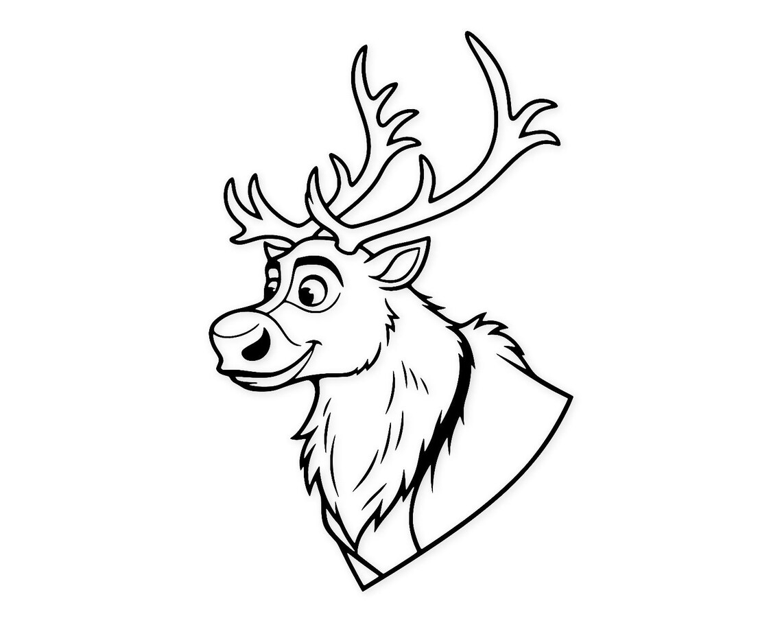Sven Profile Svg Png: Clean Line Art for T-shirts - Etsy