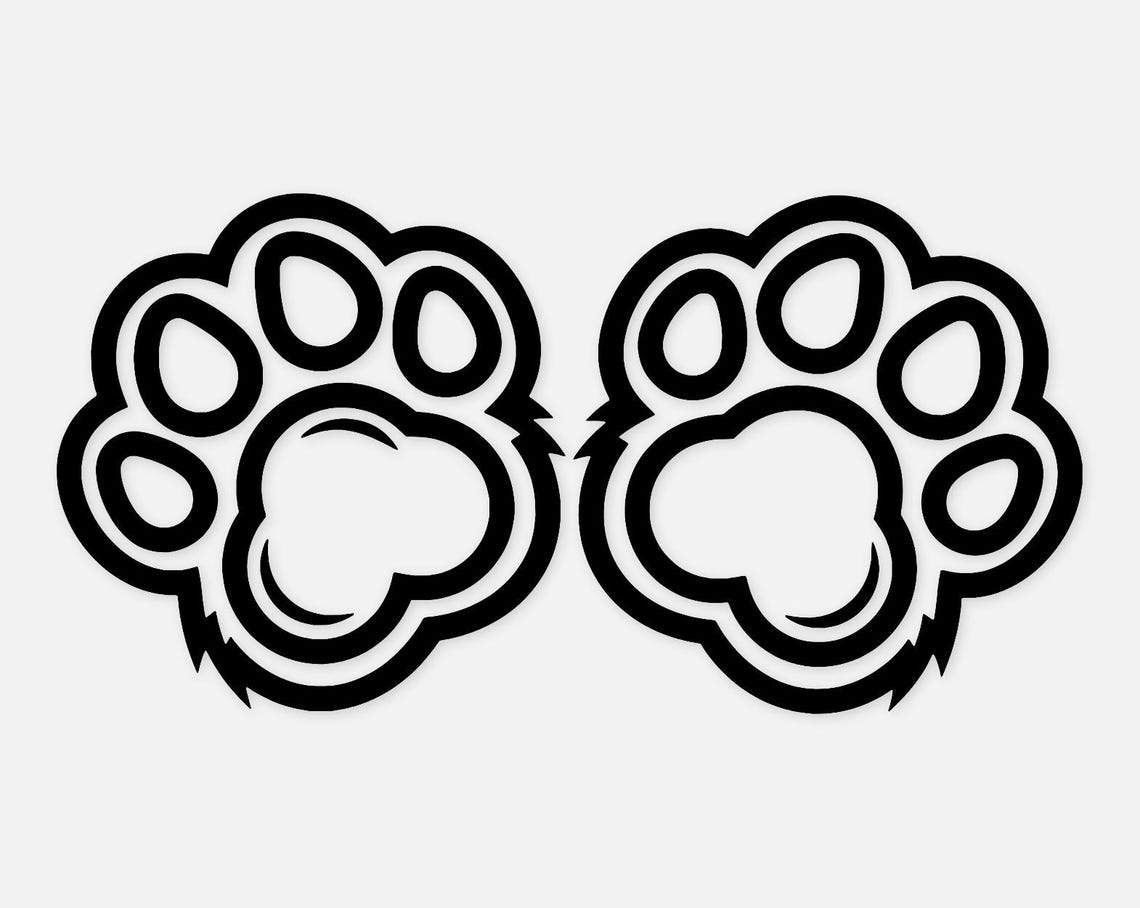 Puppy Paws Svg Png: Clean Cut File for Pet Lovers - Etsy Canada