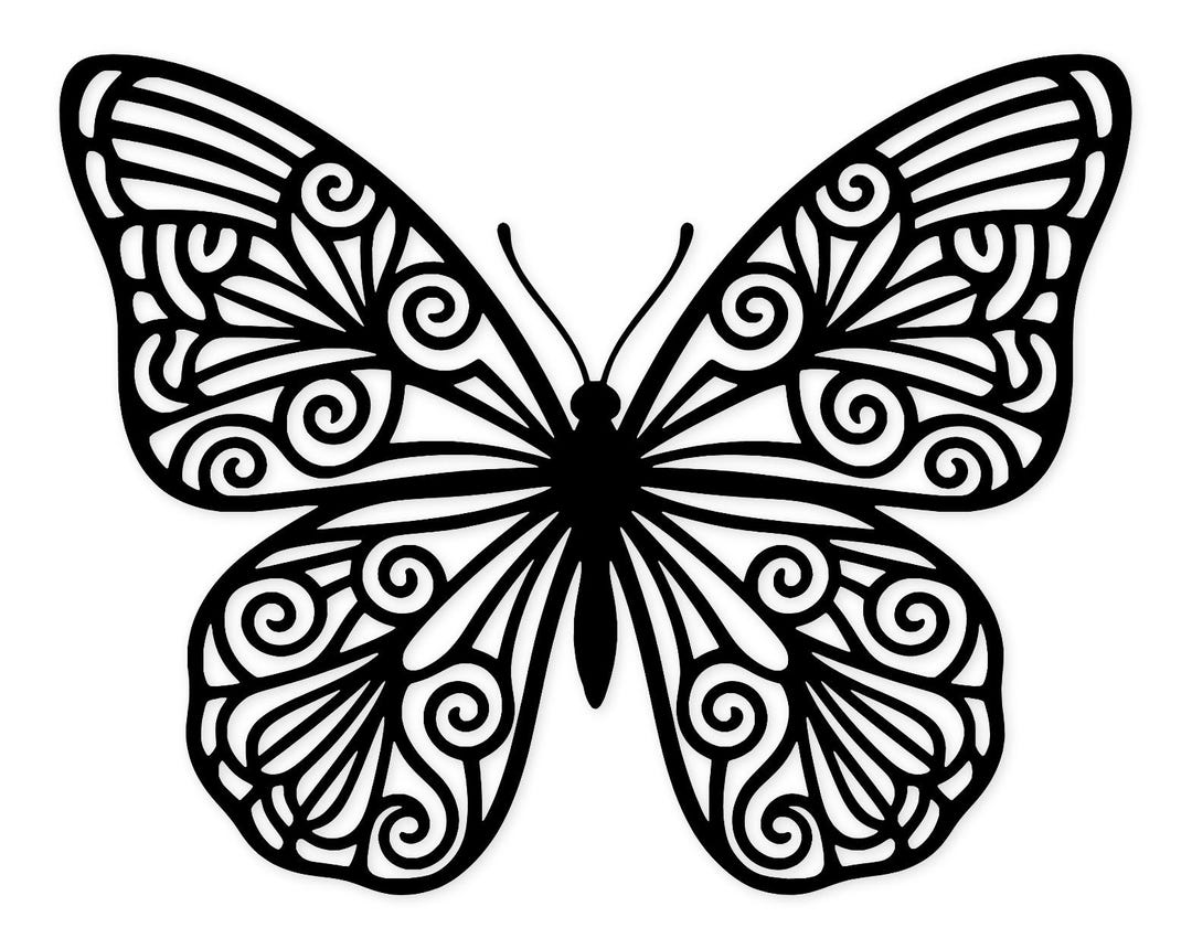 Butterfly Svg Png: Elegant Cut File for Crafts - Etsy