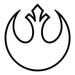 Rebel Alliance Symbol Svg Png: Bold Line Art for T-shirts - Etsy UK