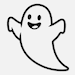 Friendly Ghost Waving Svg Png: Cut Ready Digital Design for Cricut ...