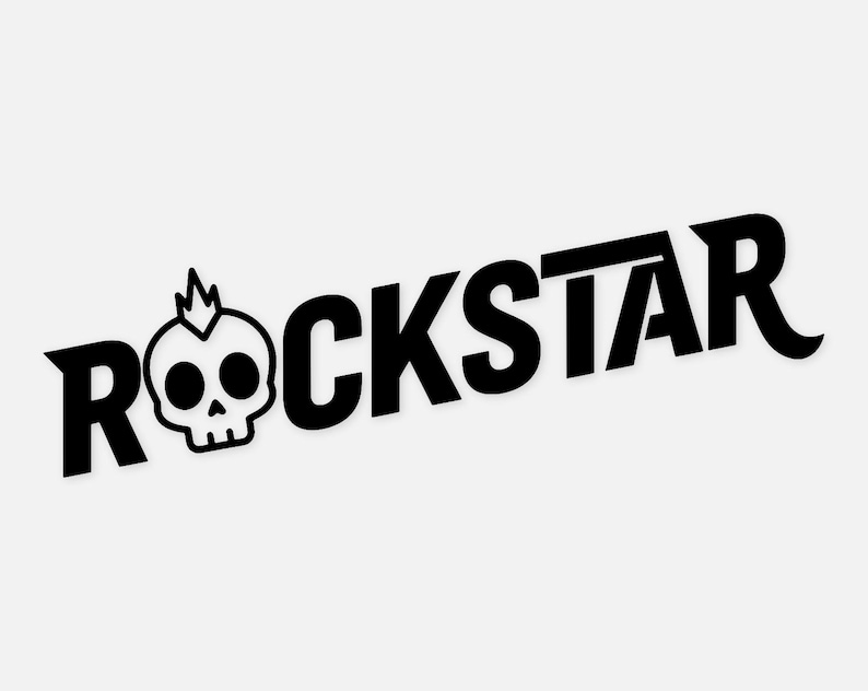 Rockstar Skull Svg Png: Cute & Bold Cut File for T-shirts - Etsy
