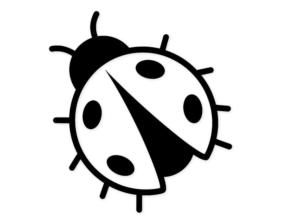 Ladybug Icon Svg Png: Minimalist Design for Stickers and T-shirts - Etsy