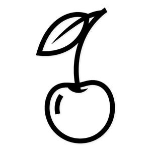 Single Cherry Svg Png: Cut Ready Digital Design for Cricut Silhouette ...
