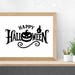 Happy Halloween Pumpkin Svg Png Cut File for Crafts, Fall Decor, Cricut ...