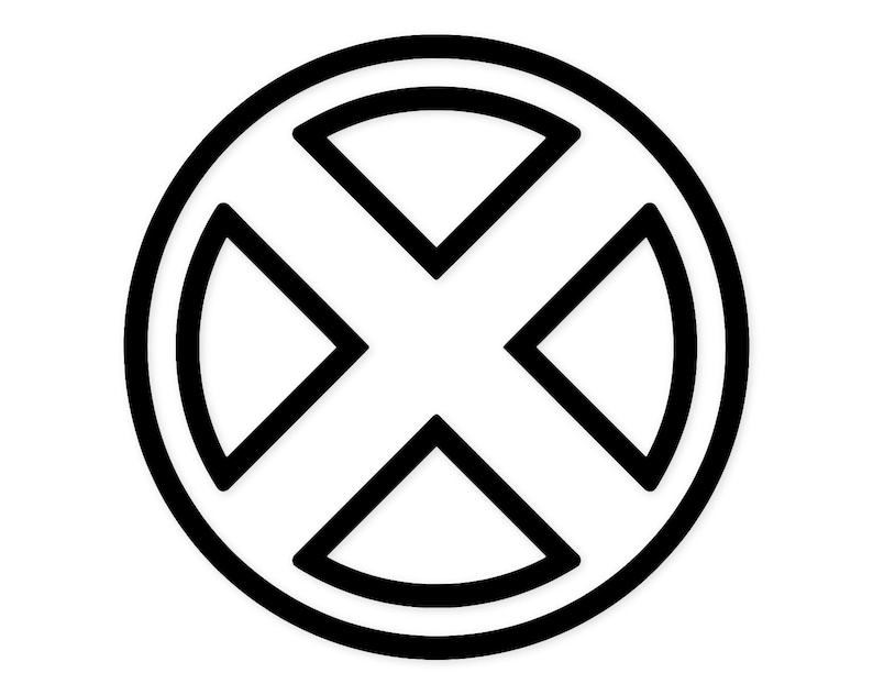 X-men Logo Svg Png: Minimalist Cut File for Cricut and Silhouette - Etsy