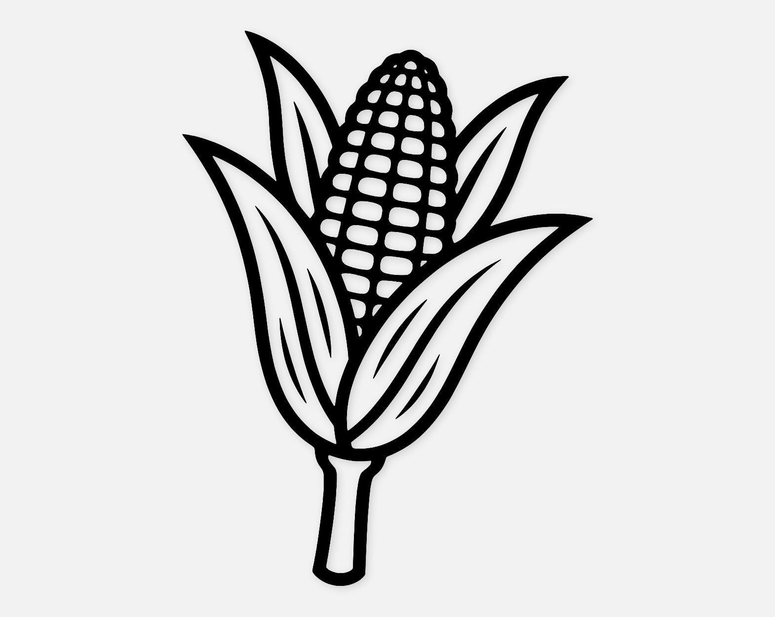 Corn Stalk Section Svg Png: Cut Ready Digital Design for Cricut ...
