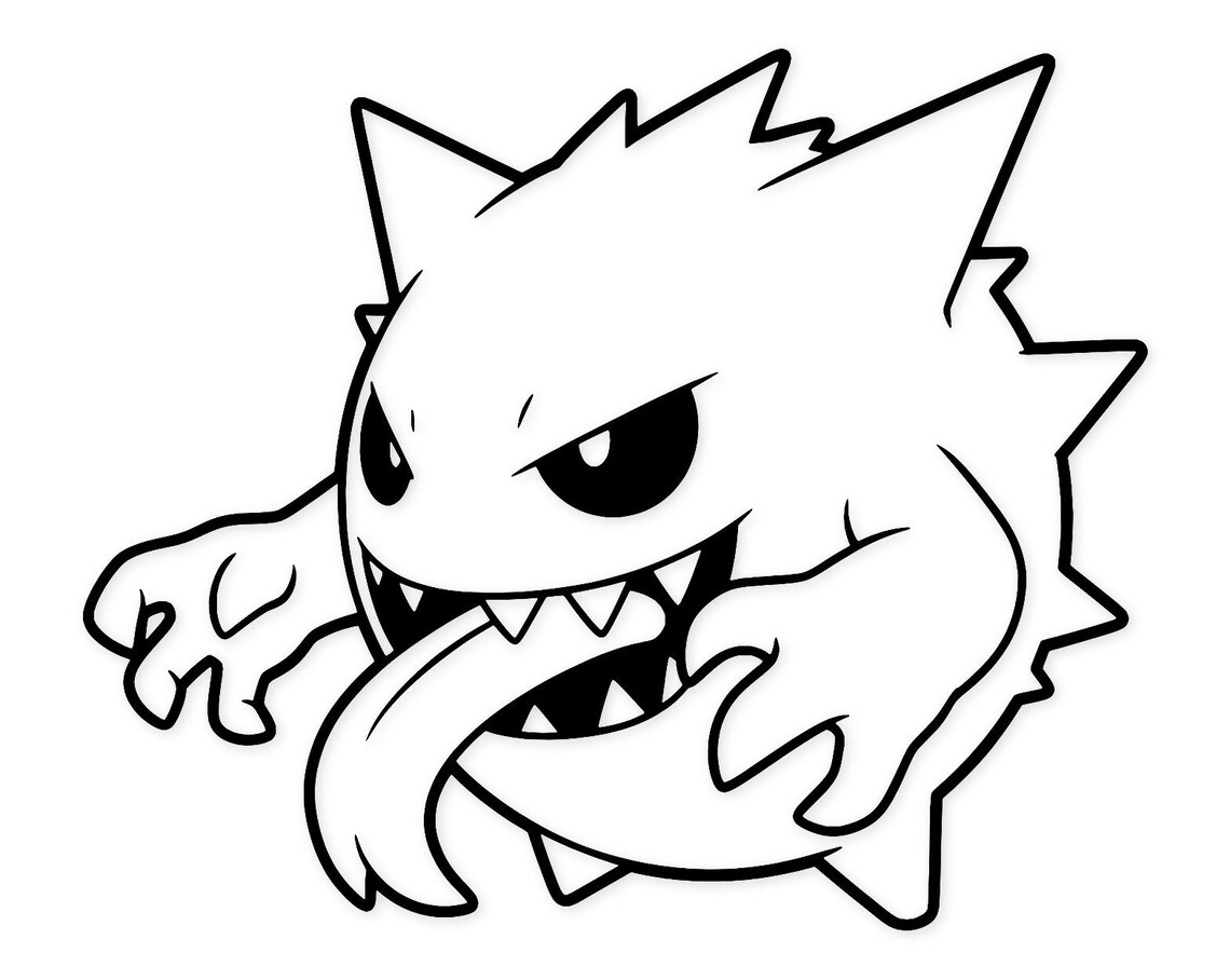Haunter Simple Side Profile Svg Png: Cut Ready Digital Design for ...