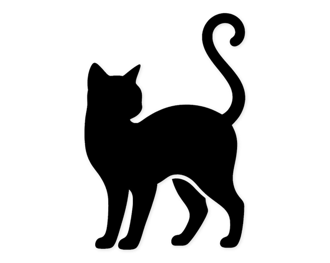 Elegant Tail Flick Svg Png: Cut Ready Digital Design for Cricut ...