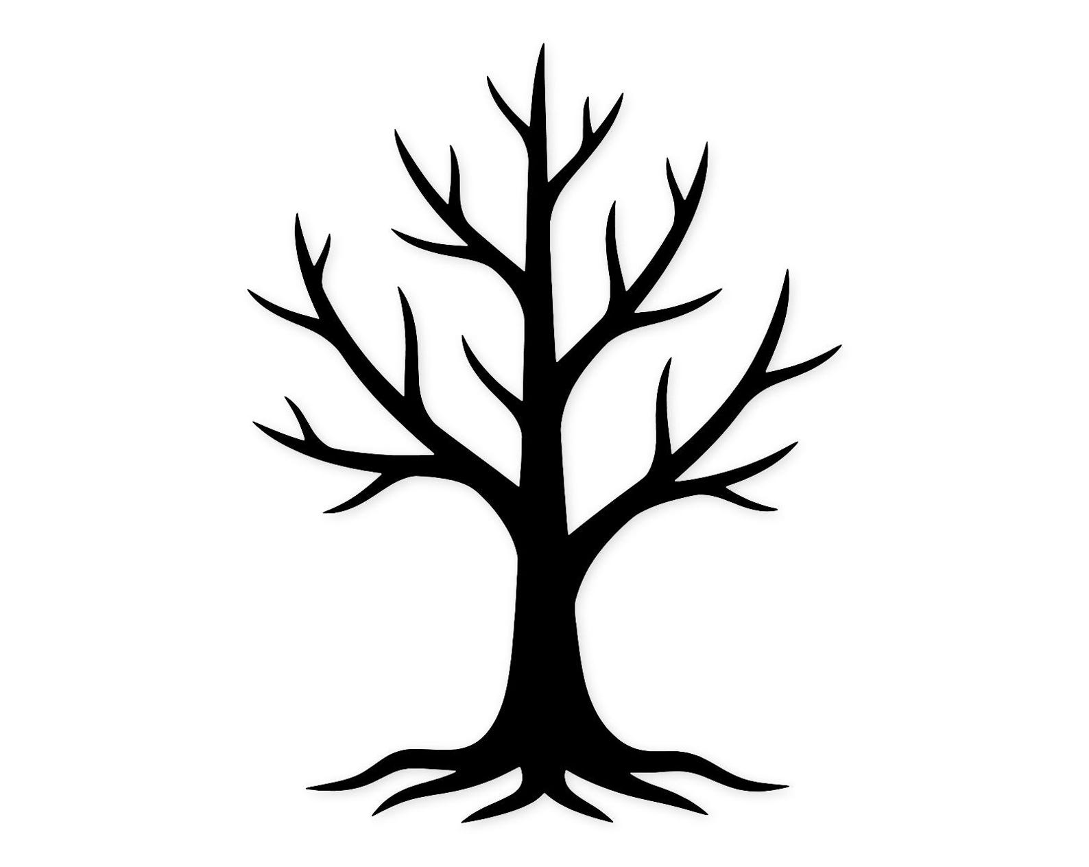 Minimalist Bare Tree Svg Png: Clean Cut File for Cricut - Etsy