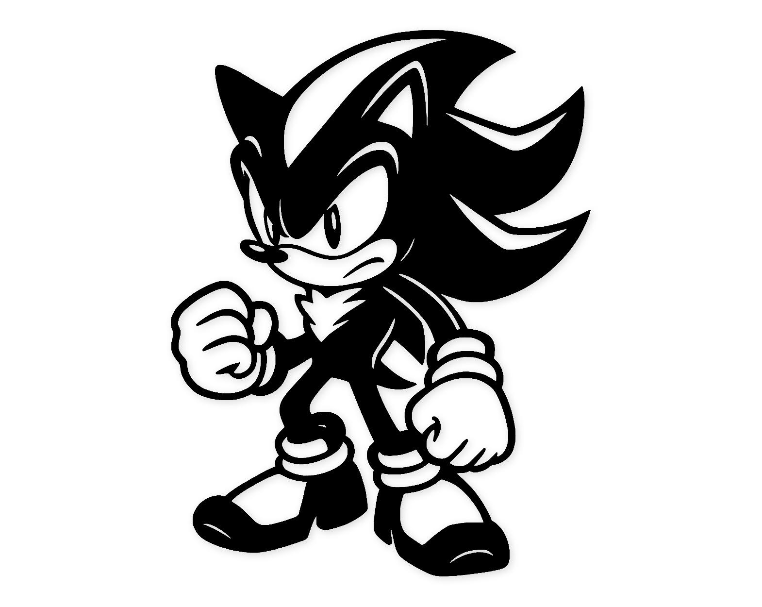 Shadow the Hedgehog Svg Png: Cut Ready Digital Design for Cricut ...