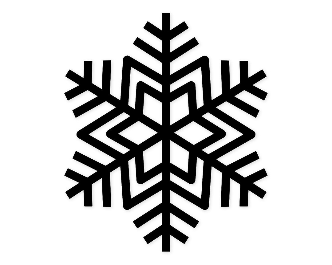 Snowflake Icon Svg Png: Cut Ready Digital Design for Cricut Silhouette ...