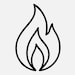 Single Flame Svg Png: Cut Ready Digital Design for Cricut Silhouette - Etsy