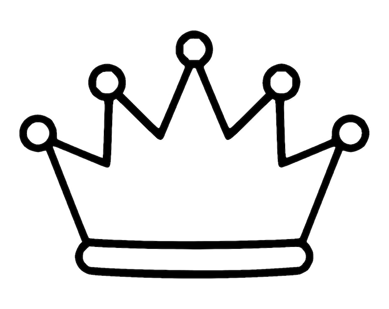 Baby Crown Svg Png: Minimalist Cut Design for Cricut - Etsy Australia
