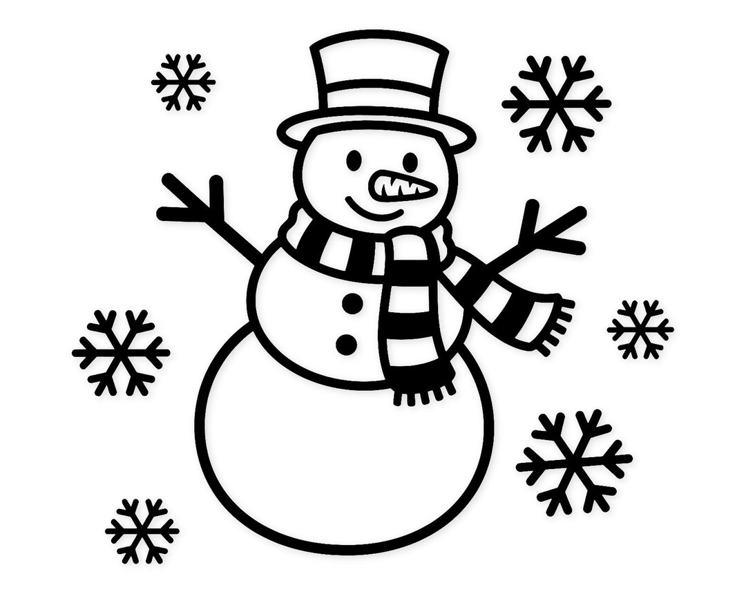 Snowman Scene Svg Png: Charming Cut File for Holiday Projects - Etsy Canada