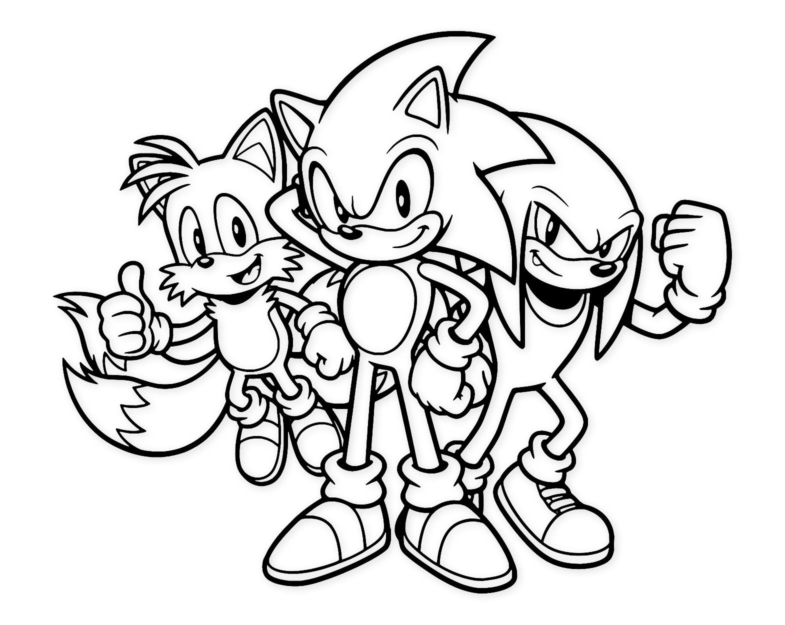 Sonic With Friends Svg Png: Bold Lines Fun Design for Kids' Projects - Etsy