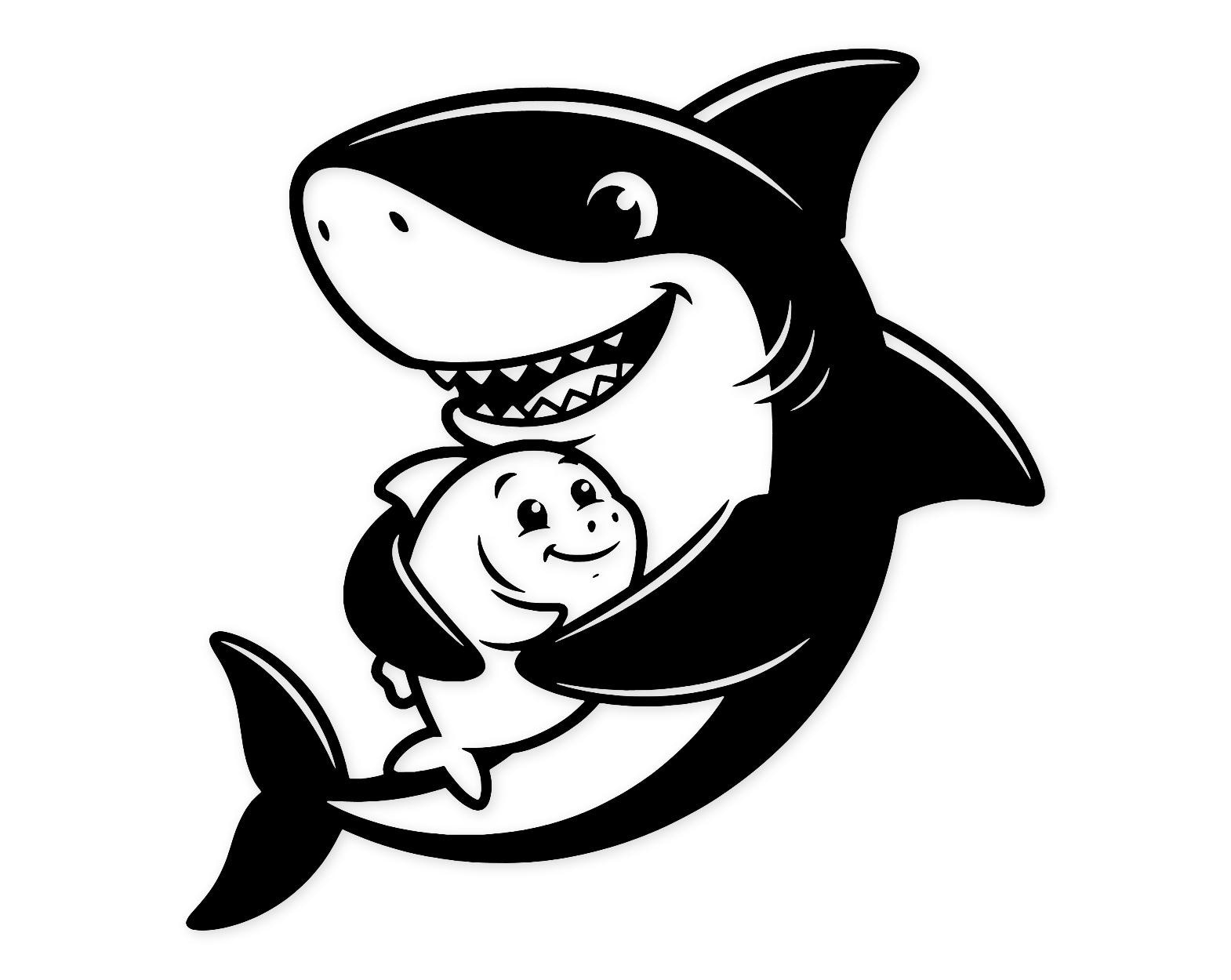 Shark Hug Svg Png: Playful Design for T-shirts - Etsy