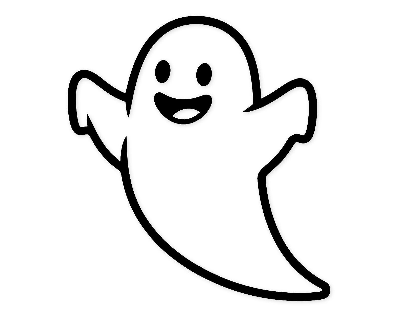 Friendly Ghost Waving Svg Png: Cut Ready Digital Design for Cricut ...