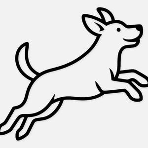 Jumping Dog Silhouette Svg Png: Cut Ready Digital Design for Cricut ...