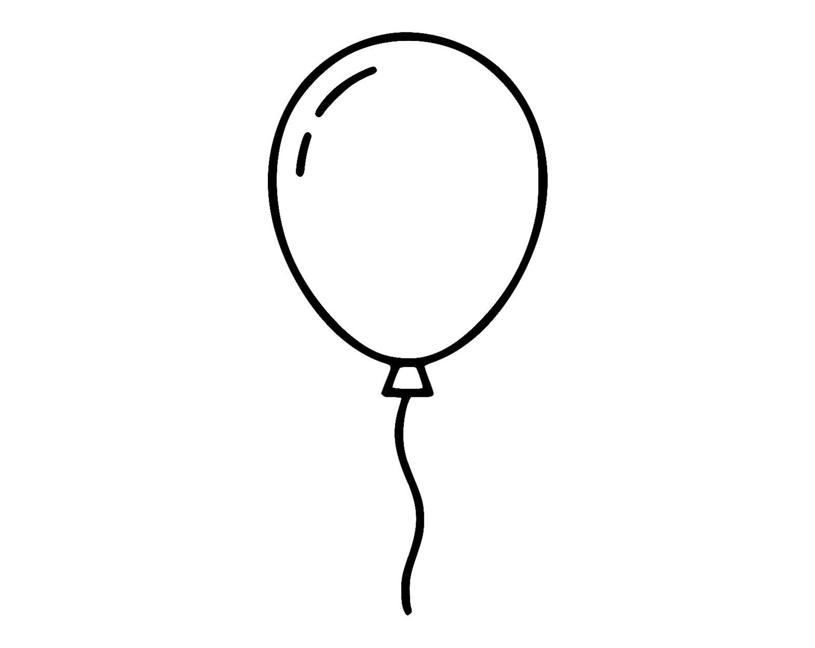 Single Balloon Svg Png: Minimalist Design for Cricut - Etsy